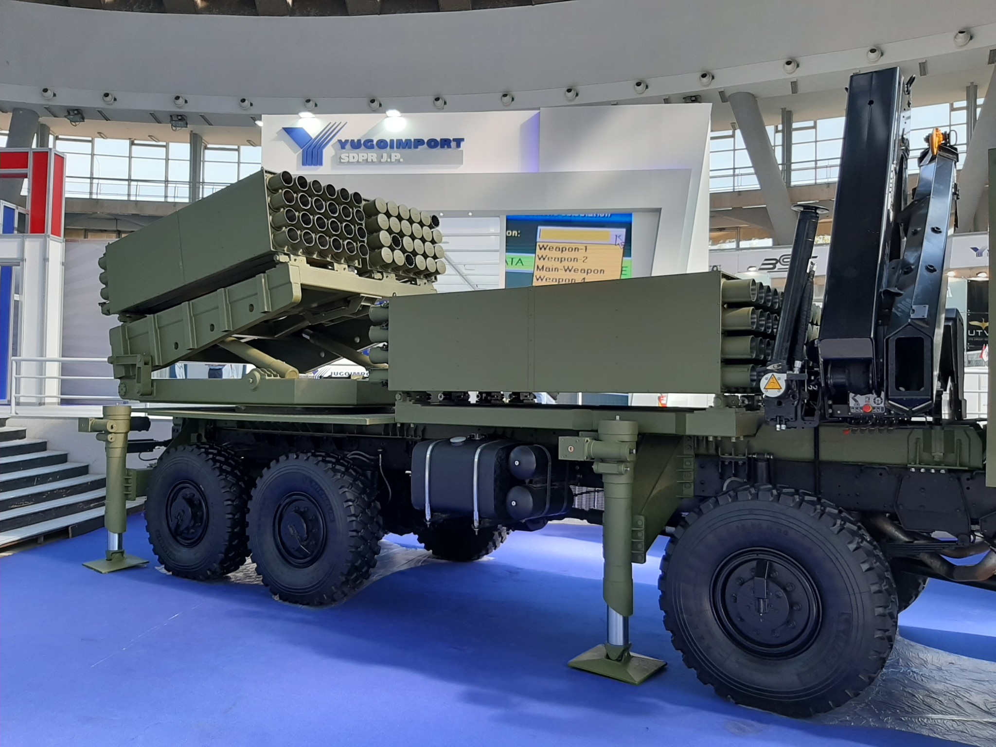 Sırp şirket 'Tamnava' 122 mm/267 mm ÇNRA sistemlerini tanıttı | DefenceTurk