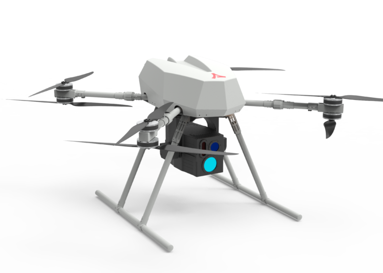 ASİSGUARD SONGAR drone sistemine lazer sistemi ve roket konfigürasyonu ...